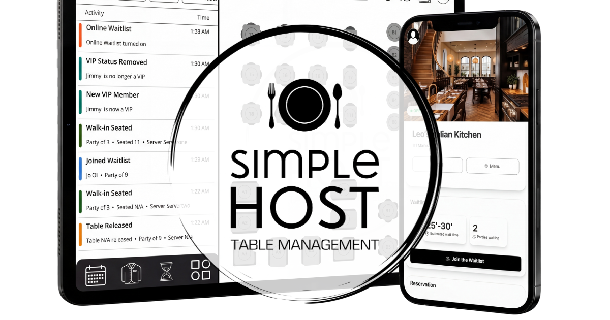 Interactive Demo | Restaurant Waitlist & Seating App | Simple Host